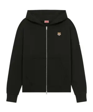 Kenzo Tiger Patch Zip-up Hooded Jacket