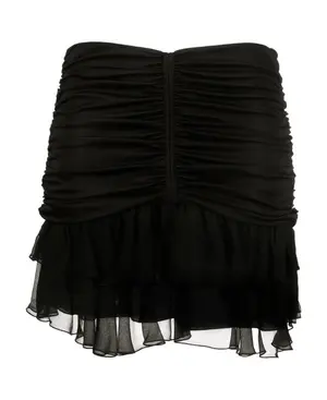 Blumarine Gathered Detail Mini Skirt