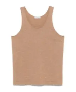 Brunello Cucinelli Sleeveless Lurex Top - Nude