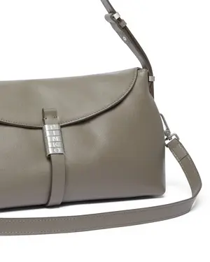 Pinko Logo Detailed Shoulder Bag - Gray