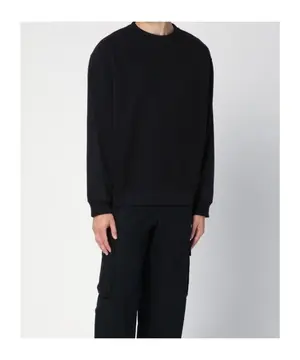 Stone Island Crewneck Sweatshirt With Embroidered Logo