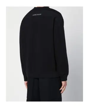 Stone Island Crewneck Sweatshirt With Embroidered Logo