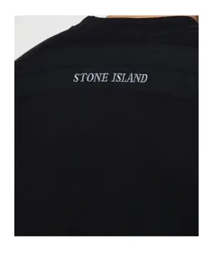 Stone Island Crewneck Sweatshirt With Embroidered Logo