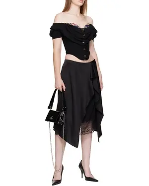 VIVIENNE WESTWOOD Orb Embellished Top Handle Shoulder Bag