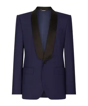 Dolce & Gabbana Single-breasted Shawl-lapels Blazer - Black