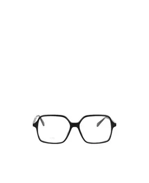 Celine Logo Flat Mirror Eyeglasses - Black