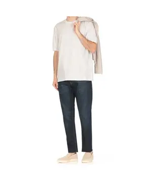 Brunello Cucinelli Logo Embroidered Crewneck T-shirt