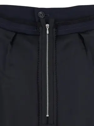 MAISON MARGIELA Raw Hem Midi Skirt - Blue