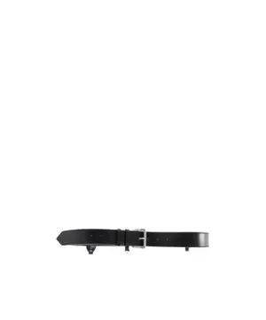 ANN DEMEULEMEESTER Willow Leather Belt - Black