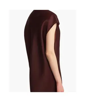 Khaite Darby Silk Organza Dress - Red