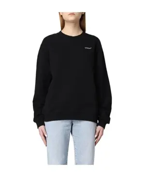 Off-White Logo Print Long Sleeve Sweatshirt