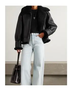 Nour Hammour Shearling Jacket