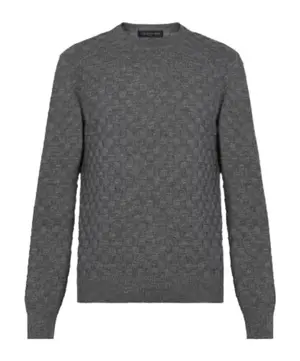 C.P. COMPANY Textured Knit Crewneck Sweater
