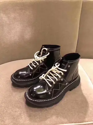 Alexander McQueen Tread Lace-up Boots