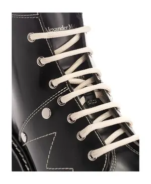 Alexander McQueen Tread Lace-up Boots