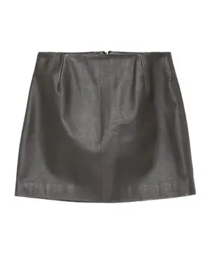 BLAZÉ MILANO Leather Mini Skirt