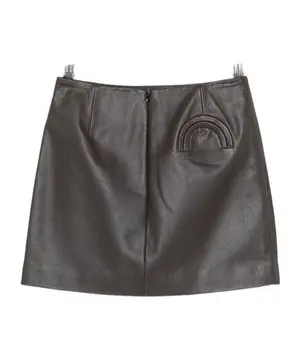 BLAZÉ MILANO Leather Mini Skirt