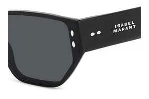 Isabel Marant Étoile Geometric Frame Sunglasses - Black