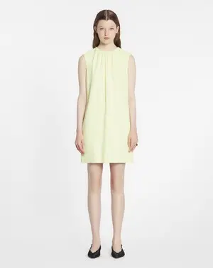 LANVIN Crewneck Sleeveless Mini Dress