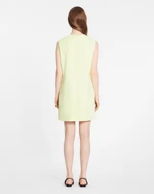 LANVIN Crewneck Sleeveless Mini Dress