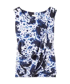 Dries Van Noten Sleeveless Crewneck Printed Top