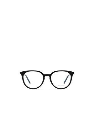 Saint Laurent Round Frame Eyeglasses - Black