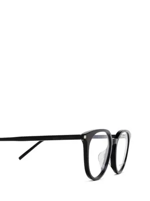 Saint Laurent Round Frame Eyeglasses - Black