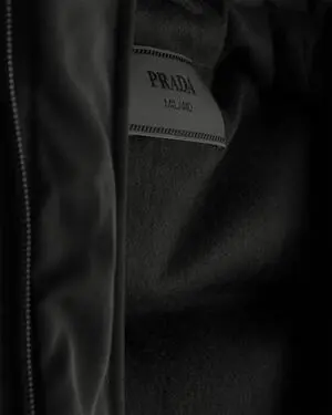 Prada Hooded Flap-pocket Jacket - Black