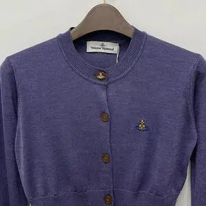 VIVIENNE WESTWOOD Long-sleeved Knitted Cardigan