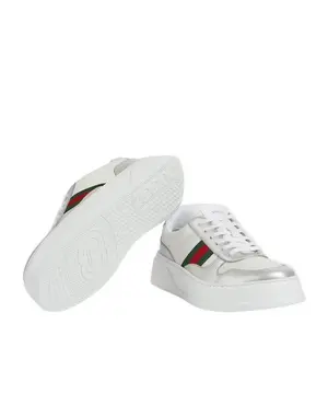 Gucci Web Detail Chunky Sneakers