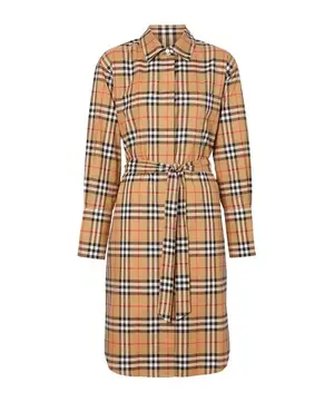 Burberry Spaghetti Strap Day Dresses