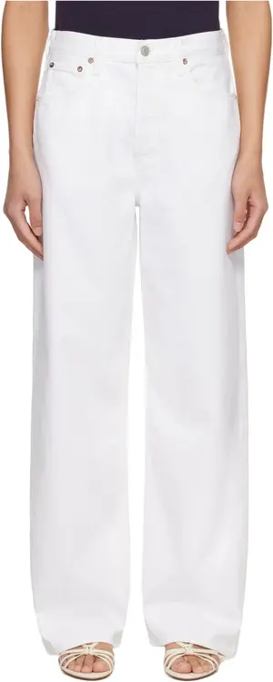 AGOLDE Wide Leg Denim Trousers
