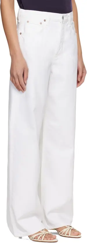 AGOLDE Wide Leg Denim Trousers