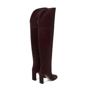 STUART WEITZMAN Babette Over-the-knee Tubo 85 Boots - Boysenberry
