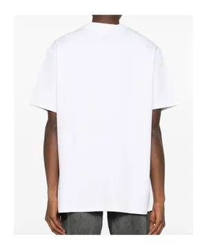 Balmain Logo Embroidered Crewneck T-shirt - White