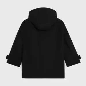 Celine Egg-shaped Duffle Coat In Double Face Cashmere