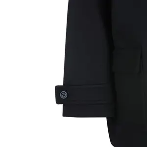 Celine Egg-shaped Duffle Coat In Double Face Cashmere