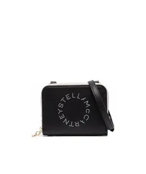 Stella McCartney Logo Detailed Strapped Wallet