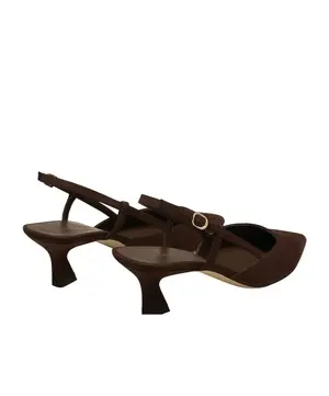 STUART WEITZMAN Vinnie 50 Slingback With Sculpted Heel - Black