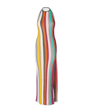 Missoni Striped Halterneck Maxi Dress - Multi-color