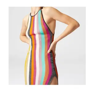 Missoni Striped Halterneck Maxi Dress