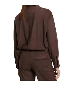 OTTOD'AME Buttoned Long-sleeve Shirt - Black