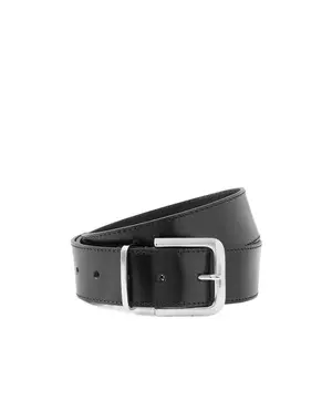THE FRANKIE SHOP Sarno Leather Belt - Black