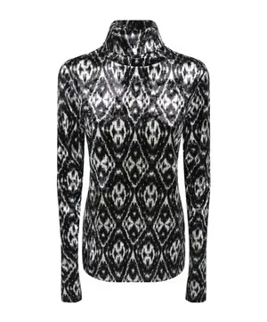 PIERRE-LOUIS MASCIA Graphic High Neck Knitwear