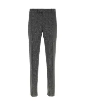 Alexander McQueen Embellished Cigarette Pants With Belt Loops