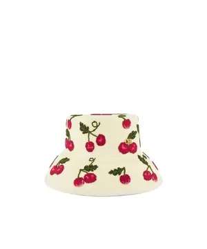 Valentino Garavani Vlogo Signature Bucket Hat - Nude