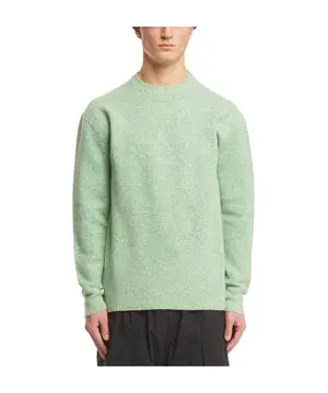 JIL SANDER Crewneck Ribbed Jumper - Gray