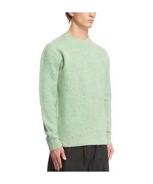 JIL SANDER Crewneck Ribbed Jumper - Gray