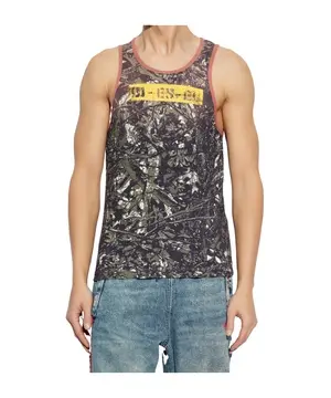 DIESEL® T-lifty-camou Tank Top - Black/green