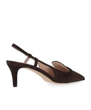 P.a.r.o.s.h Pointed Toe Slingback Pumps - Black
